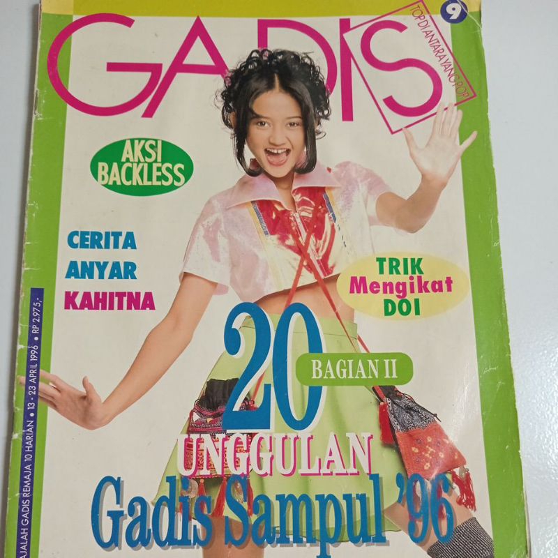 Jual Majalah Gadis Tahun 1996 Cover Ria Penta | Shopee Indonesia