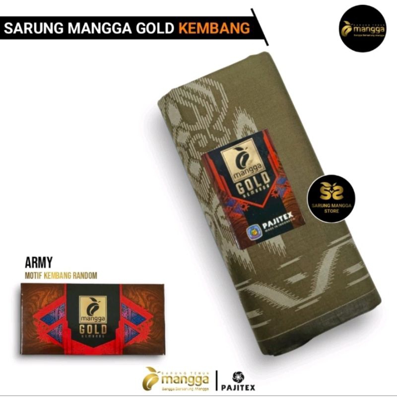 Jual SARUNG MANGGA GOLD KEMBANG DEWASA SARUNGNYA ABAH ANZA | Shopee ...