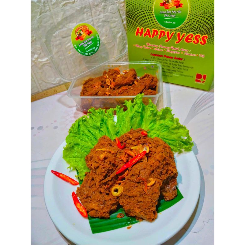 Jual Rendang Daging Sapi/Rendang 1/2 kg/Rendang Fresh | Shopee Indonesia