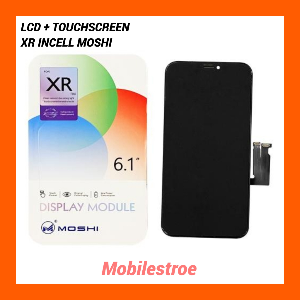Jual LCD + TOUCHSCREEN IP XR INCELL (MERK MOSHI) | Shopee Indonesia