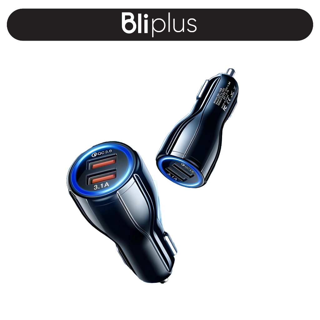 Jual Car Charger Fast Charger 2 Port USB 3.1A 18W Output AH044 | Shopee ...