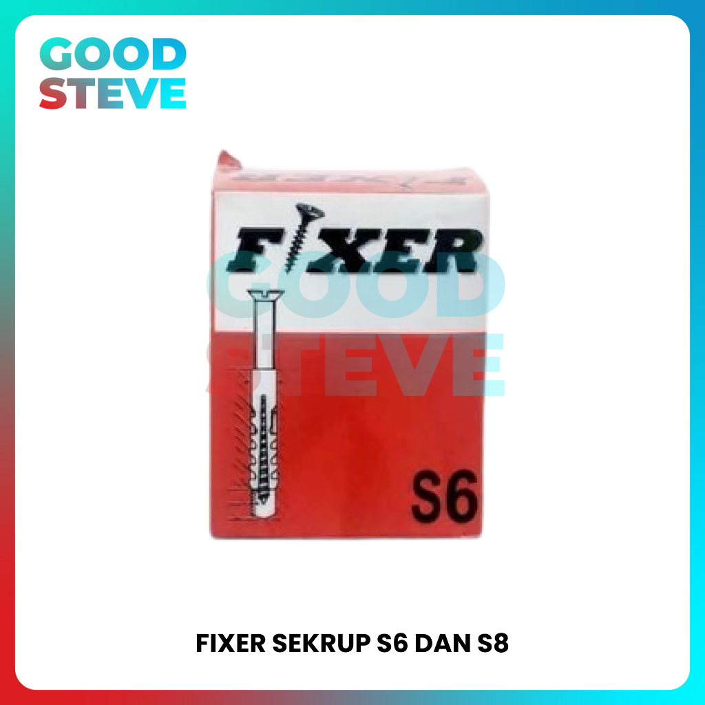 Jual Fixer Sekrup S6 Dan S8 Untuk Pasang Kusen Alumunium | Shopee Indonesia