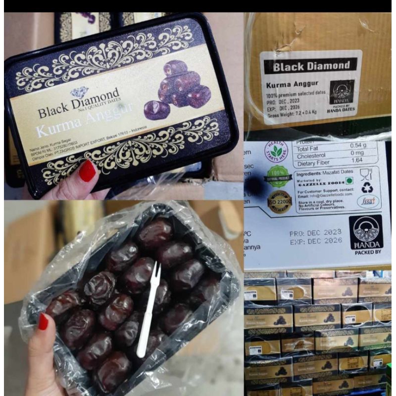 Jual kurma anggur black diamond 500g | Shopee Indonesia