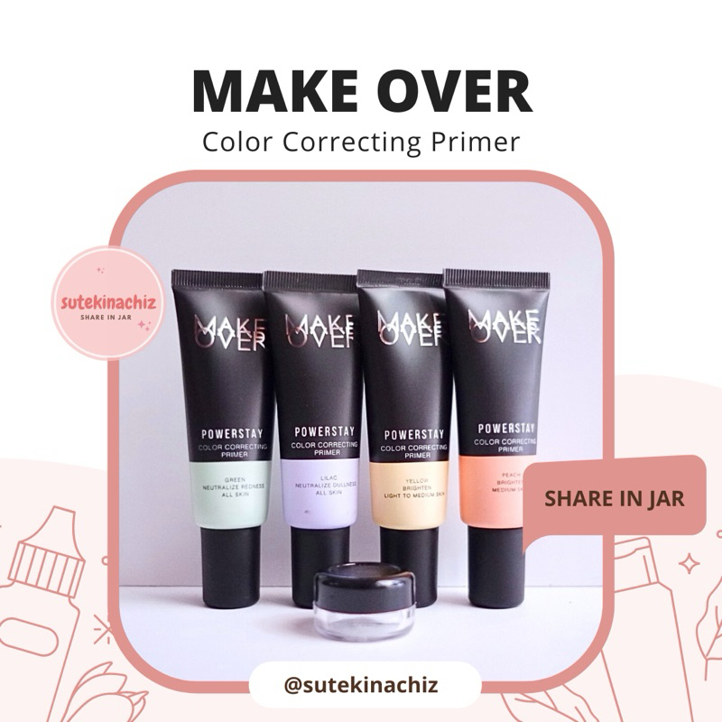 Jual [SHARE] Make Over Color Correcting Primer Share In Jar Makeover ...