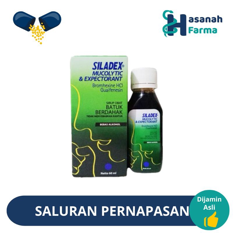Jual SILADEX MUCOLYTIC & EXPECTORANT 30 - 60 ML | Shopee Indonesia