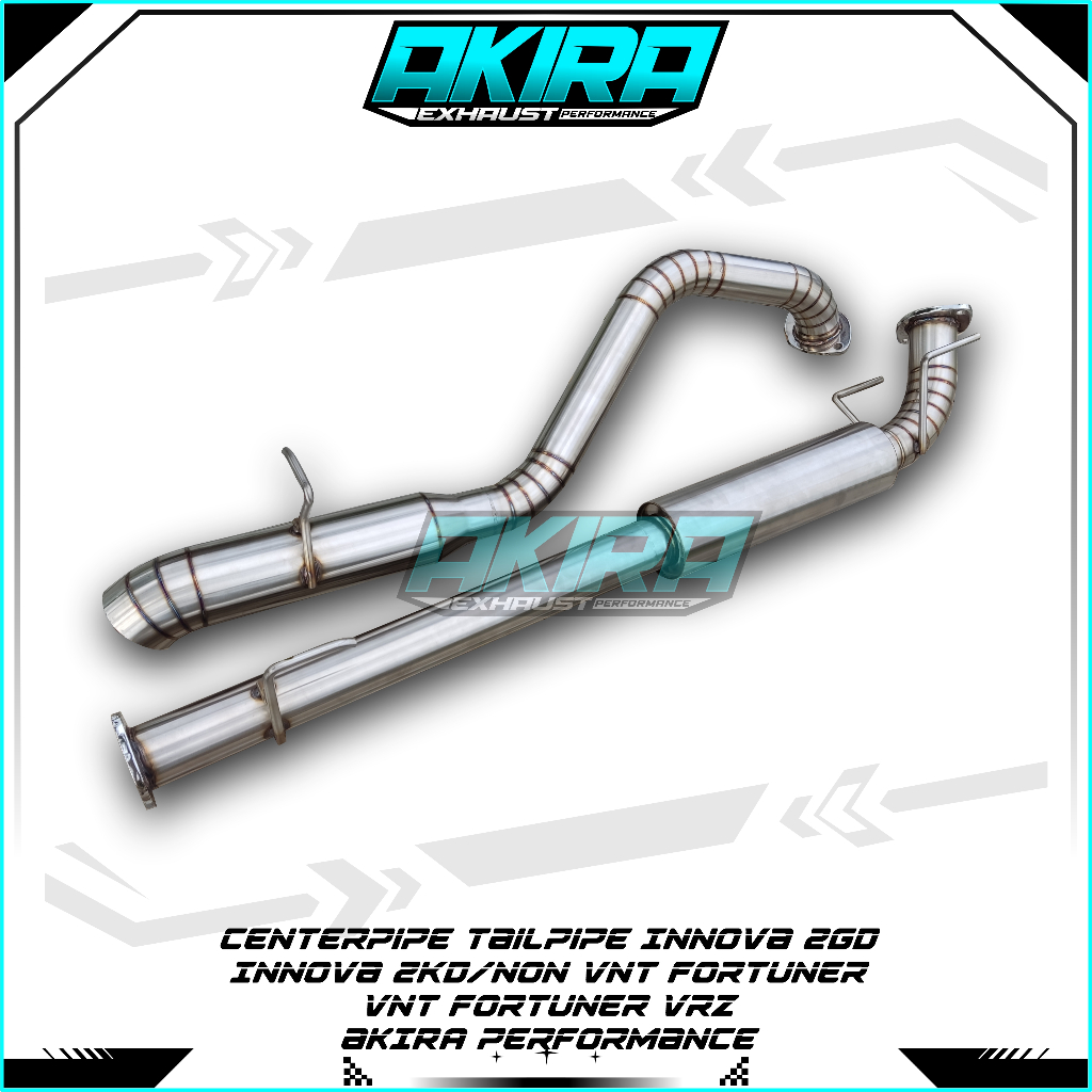 Jual MUFFLER TAILPIPE CENTERPIPE KNALPOT BOLT ON PLUS CENTERPIPE INNOVA ...