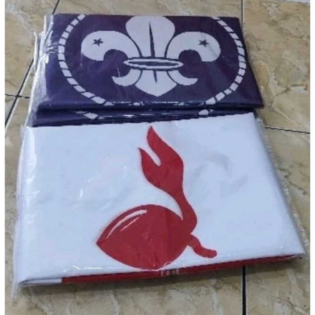 Jual Bendera Tunas Pramuka atau pandu wosm 20 biji besar -+80x120cm ...