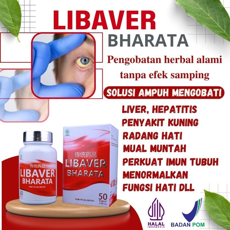 Jual LIBAVER BHARATA - OBAT LIVER - HEPATITIS TERAMPUH 100% HERBAL ASLI ...