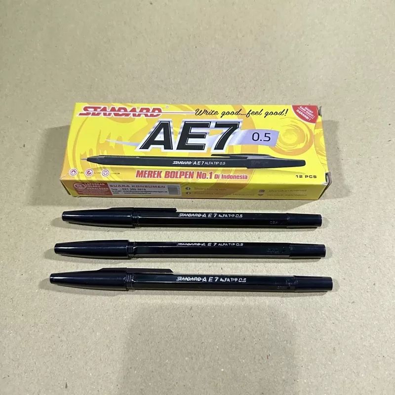 Jual PULPEN STANDARD HITAM / 12 PCS | Shopee Indonesia