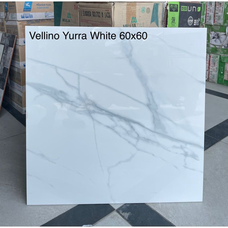 Jual Granite Lantai 60x60 Yurra White | Velino | Kw 1 | Glazed Polished ...