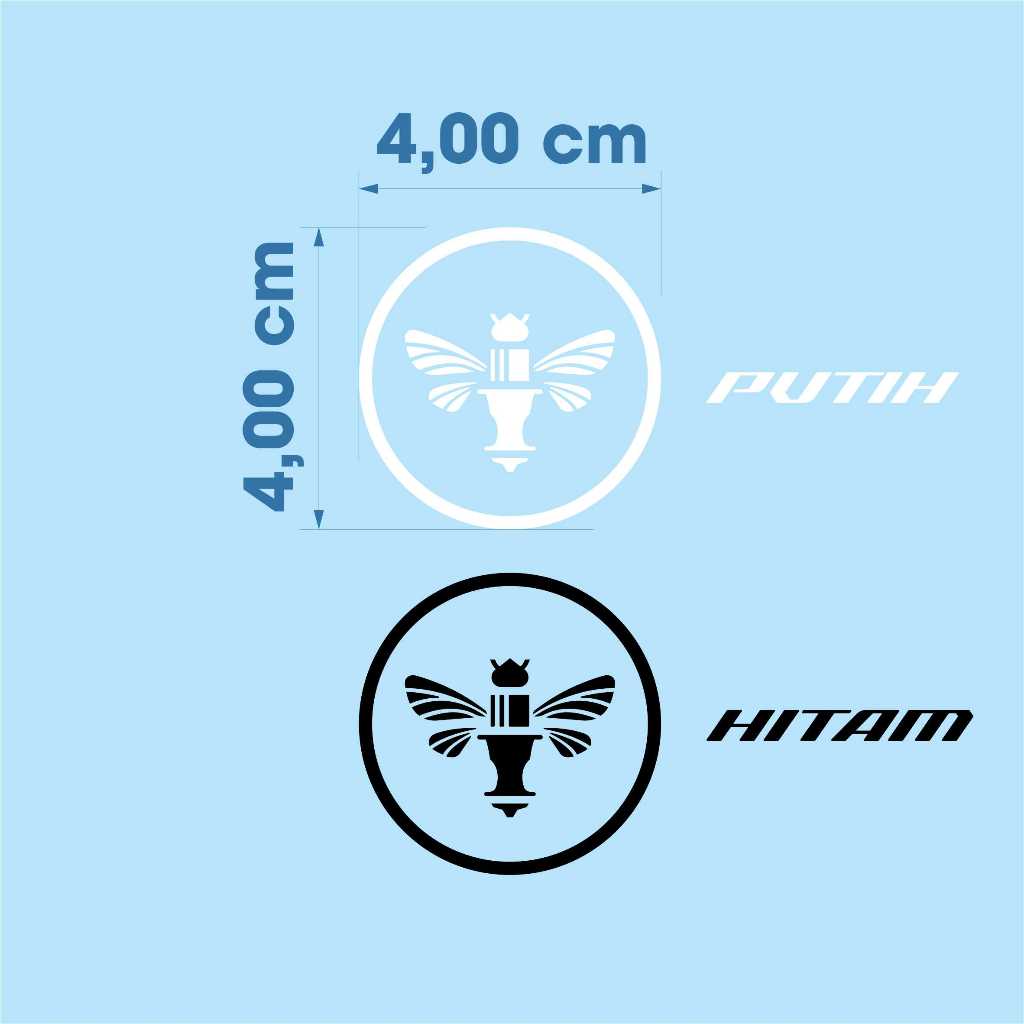 Jual Cutting sticker sepeda fixie roadbike chris king bulat logo ...