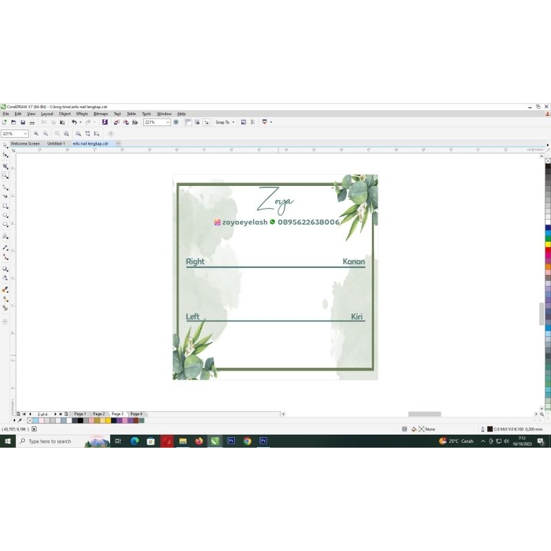 Jual CUSTOM ALAS BOX NAIL (50pcs) | Shopee Indonesia