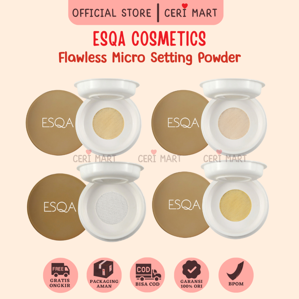 Jual ESQA Flawless Micro Setting Powder BPOM Mudah di Aplikasikan ...