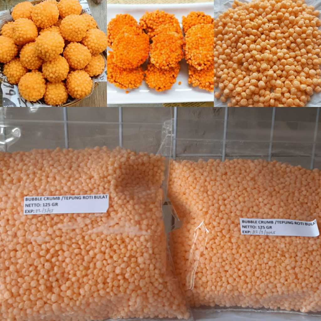 Jual Bubble Crumb Crispy Nugget / Naget Tepung Roti Bulat | Shopee ...