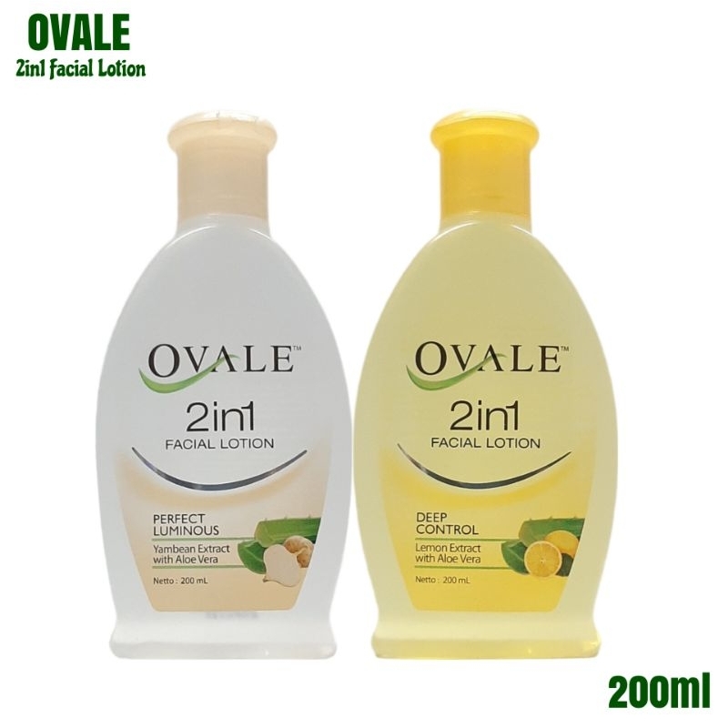 Jual Ovale 2in1 Facial Lotion 200ml BPOM (Satuan) | Shopee Indonesia