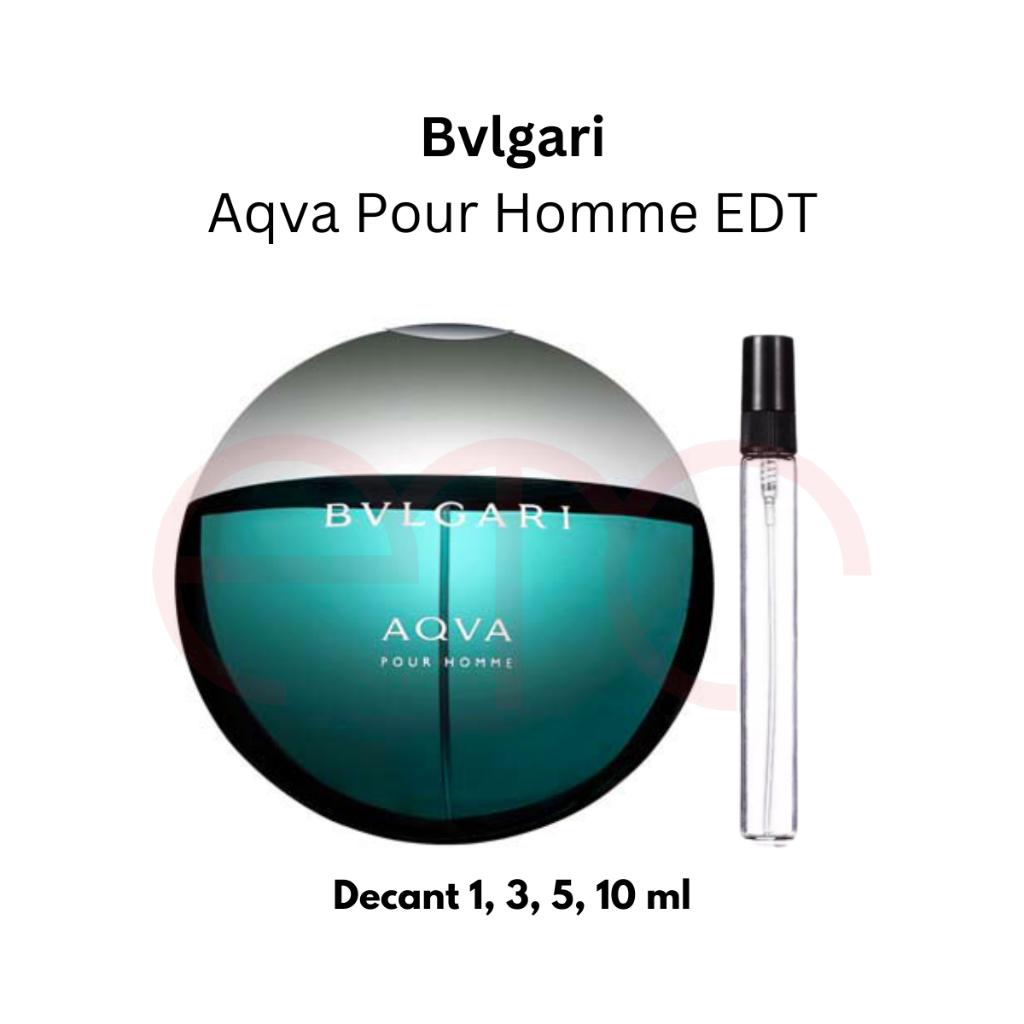 Jual Decant Parfum BVL Aqva Pour Homme EDT For Men | Shopee Indonesia