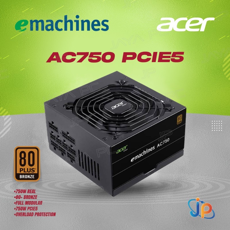 Jual Emachines Acer AC750 PCIE5 750Watt PSU/ Power Supply 750W 80 ...