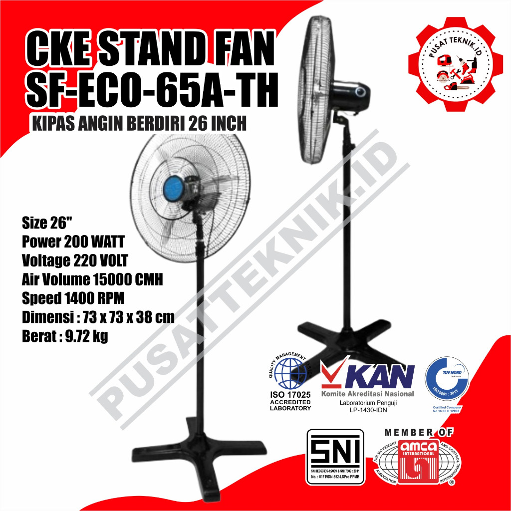Jual Stand Fan CKE 26 Inch SF-ECO-65A-TH Kipas Angin Berdiri Pabrik ...