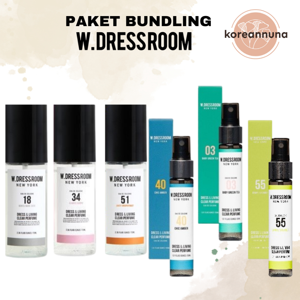 Jual PAKET BUNDLING 3PCS W DRESSROOM PERFUME 70ml / 30ml | Shopee Indonesia