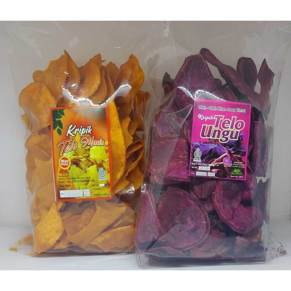 Jual Oleh-Oleh Khas Jawa Timur Kripik Ketela/Kripik Telo Madu & Telo ...