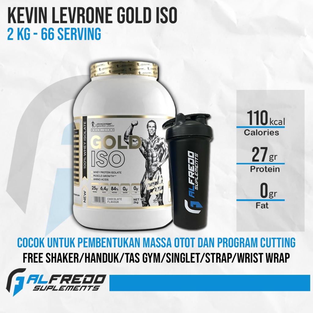 Jual Kevin Levrone Gold Isolate 2kg Whey Protein Isolate | Shopee Indonesia