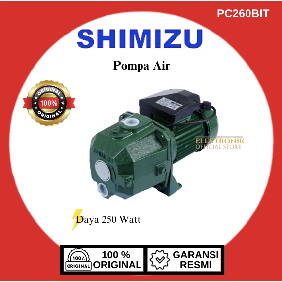 Jual SHIMIZU POMPA AIR PC 260 BIT TANPA TANKI 250 Watt /PC260BIT/PC-260-BIT/PC260BIT-NT/Pompa ...