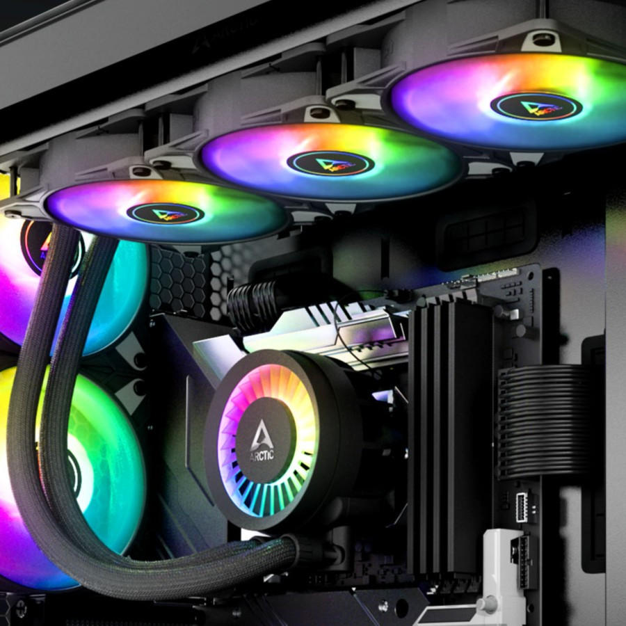 Jual ARCTIC LIQUID FREEZER III 420 ARGB BLACK 420MM LIQUID AIO WATER ...