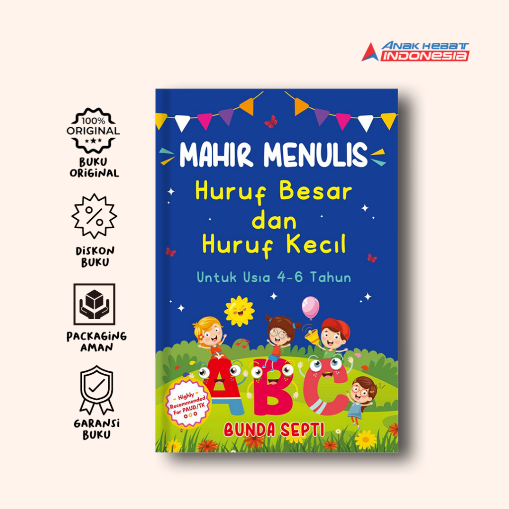 Jual Buku Mahir Menulis Huruf Besar dan Huruf Kecil - Bunda Septi ...