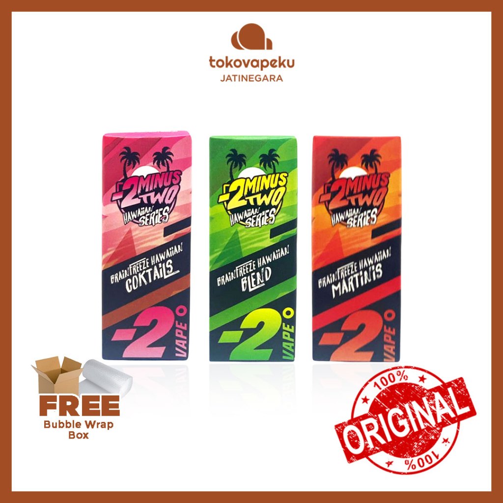 Jual MINUS TWO BRAIN FREEZE HAWAIIAN SALTNIC 30MG 30ML ORI by MINUS 2 ...