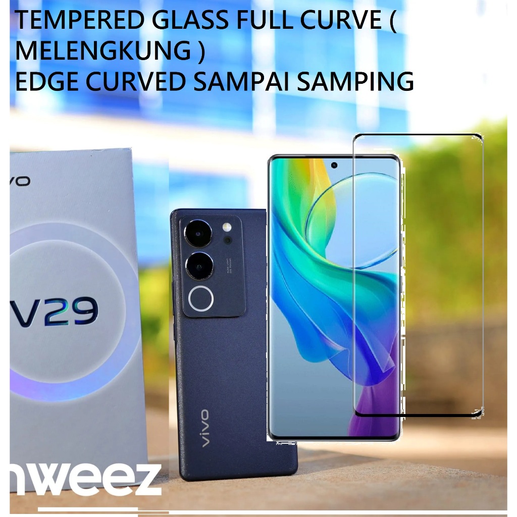 Jual 2024! TG MELENGKUNG VIVO V40 V30e V30 pro V27, V29 X200 X100 X100PRO X80 X90 FINGERPRINT ...