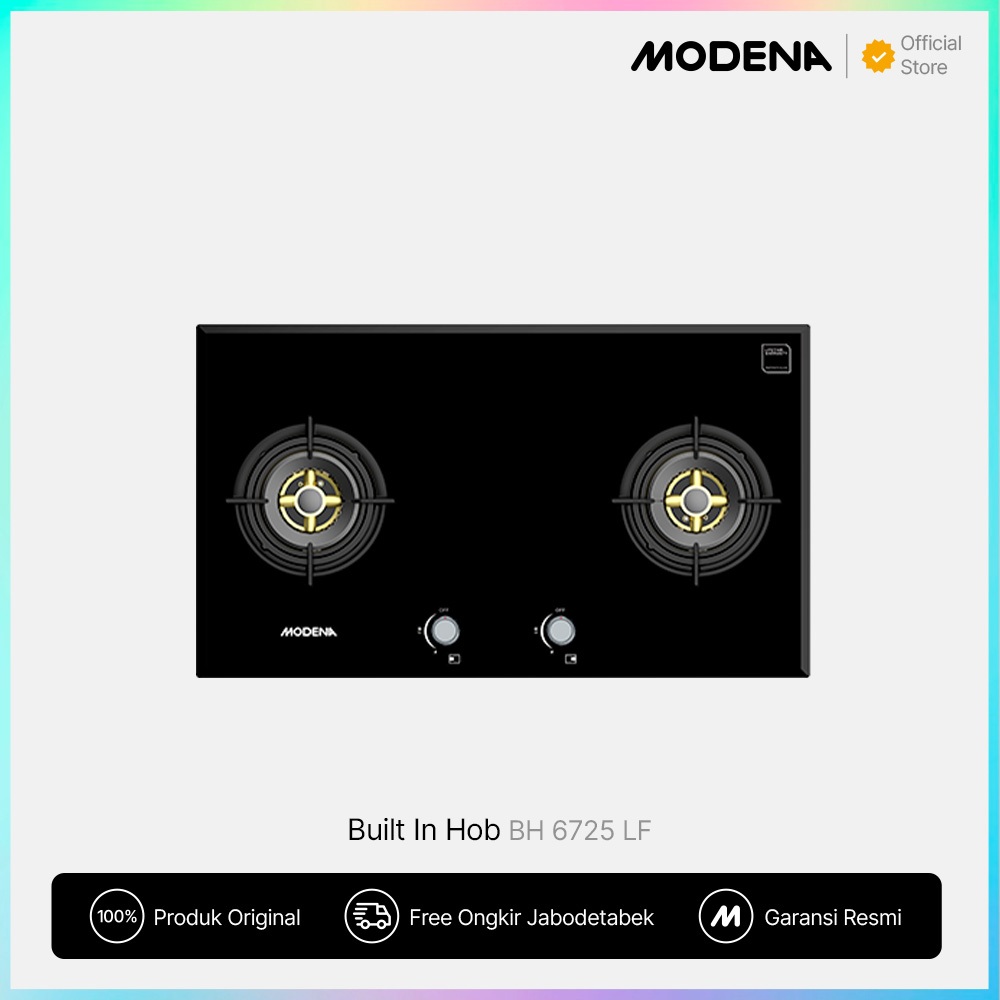 Jual MODENA Built-in Gas Hob - BH 6725 LF | Shopee Indonesia