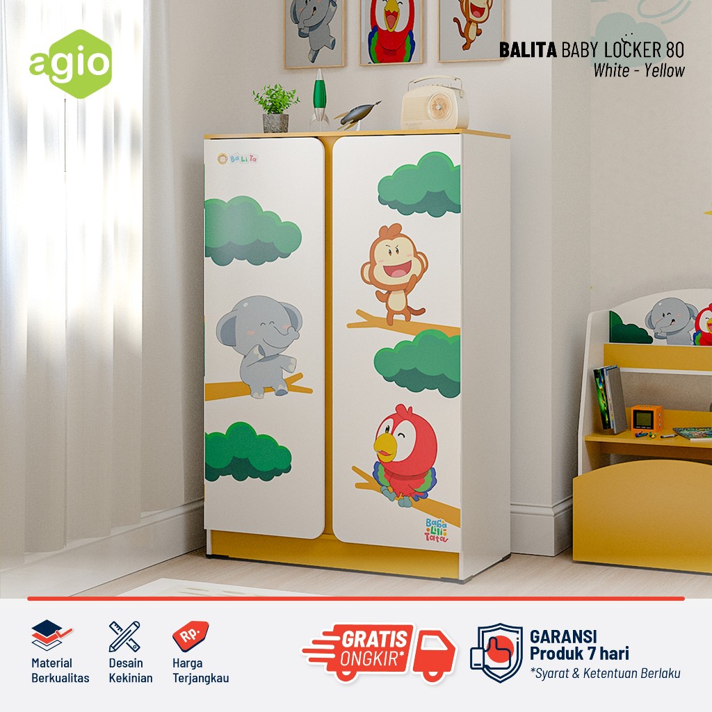 Jual Oggi - Lemari Pakaian Anak / Wardrobe Baju Bayi / Balita Baby ...