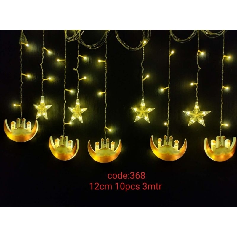 Jual lampu tirai dekorasi idul Fitri (368) | Shopee Indonesia