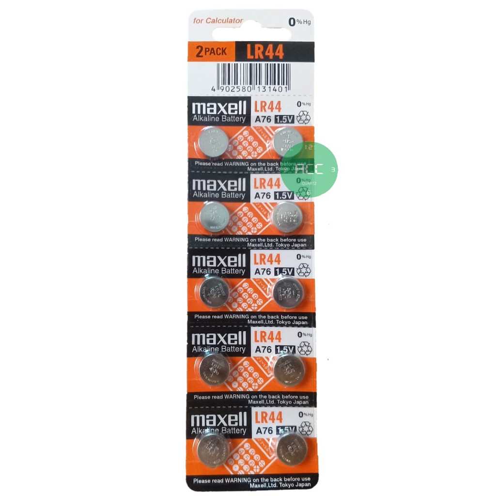 Jual Baterai Maxell LR44 Original Made In China | Shopee Indonesia
