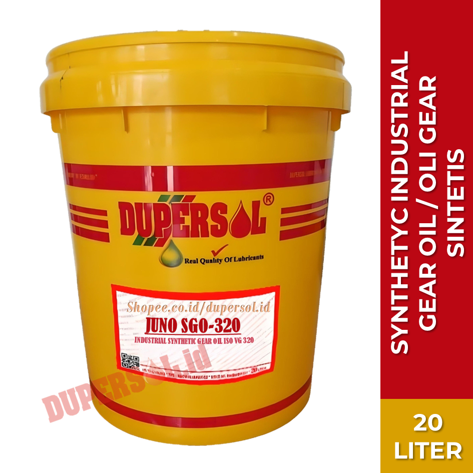Jual DUPERSOL JUNO SGO 320 / Oli Gear Gearbox Sintetis ISO VG 320 ...