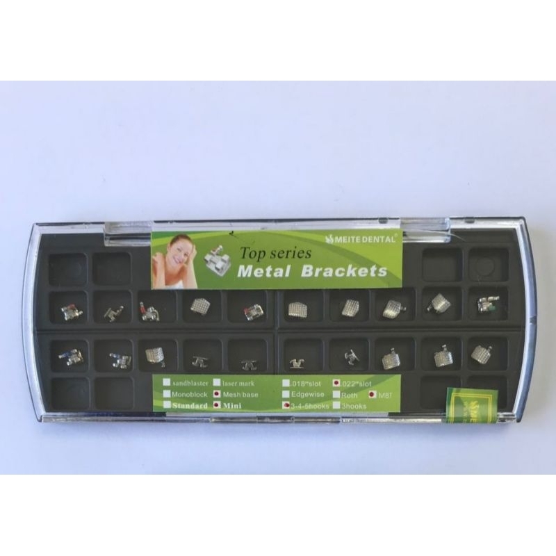 Jual Bracket Orthodontic / Dental Bracket Metal Braces Mini Roth Hook 3 ...