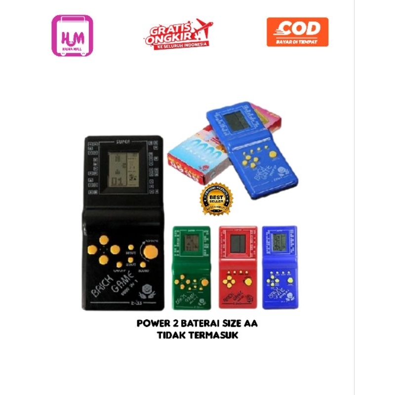 Jual Mainan Brick Game 9999 IN 1 Mainan Anak Murah Meriah Game bot ...