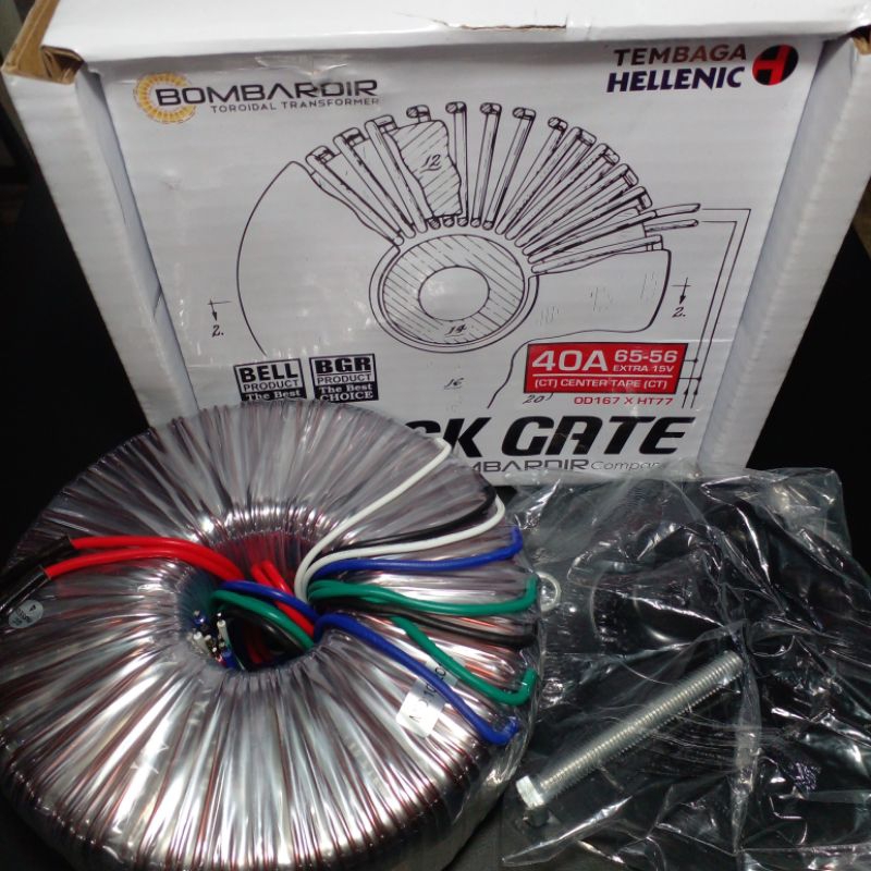 Jual Trafo Toroid / Donat 40A CT 65V BLACK GATE | Shopee Indonesia