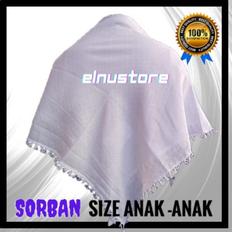 Jual SORBAN UKURAN KHUSUS ANAK-ANAK TK -SD | Shopee Indonesia