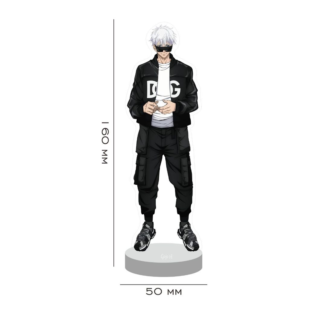 Jual Mini Stand Figure Akrilik Anime Jujutsu arc shibuya Satoru Gojo ...