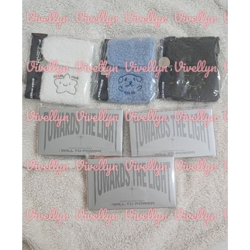 Jual [READY INA] MERCH ATEEZ TOWARDS THE LIGHT CONCERT STRAP MINI POUCH ...
