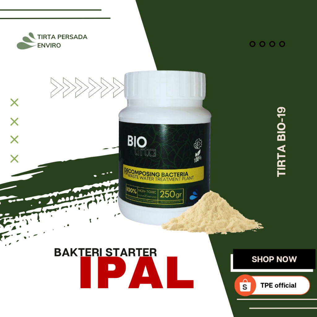 Jual Bio Tirta Bakteri Probiotik/Starter IPAL (250 gr) | Shopee Indonesia