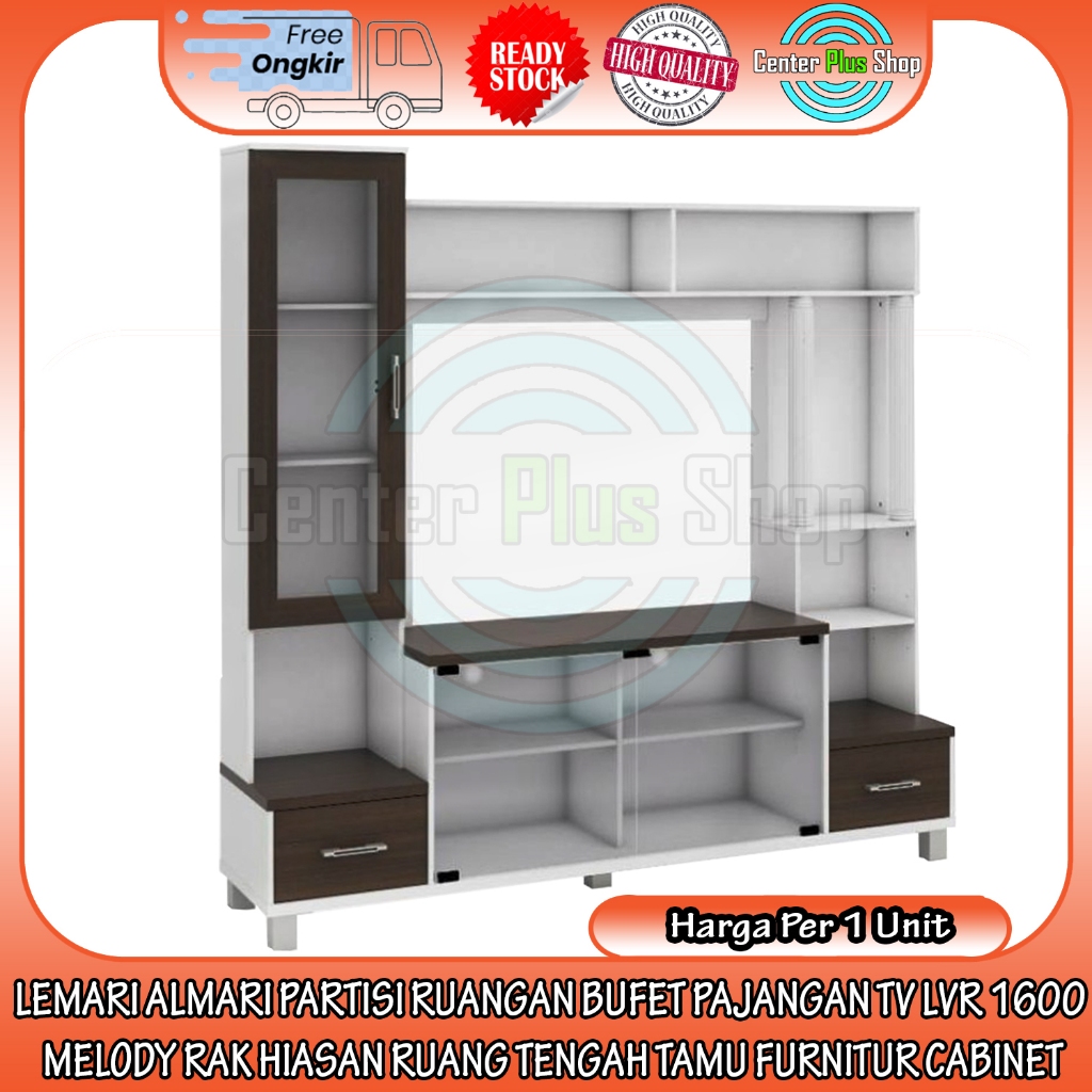 Jual [Instant] Lemari Almari Partisi Ruangan Bufet Pajangan Tv Lvr 1600 ...