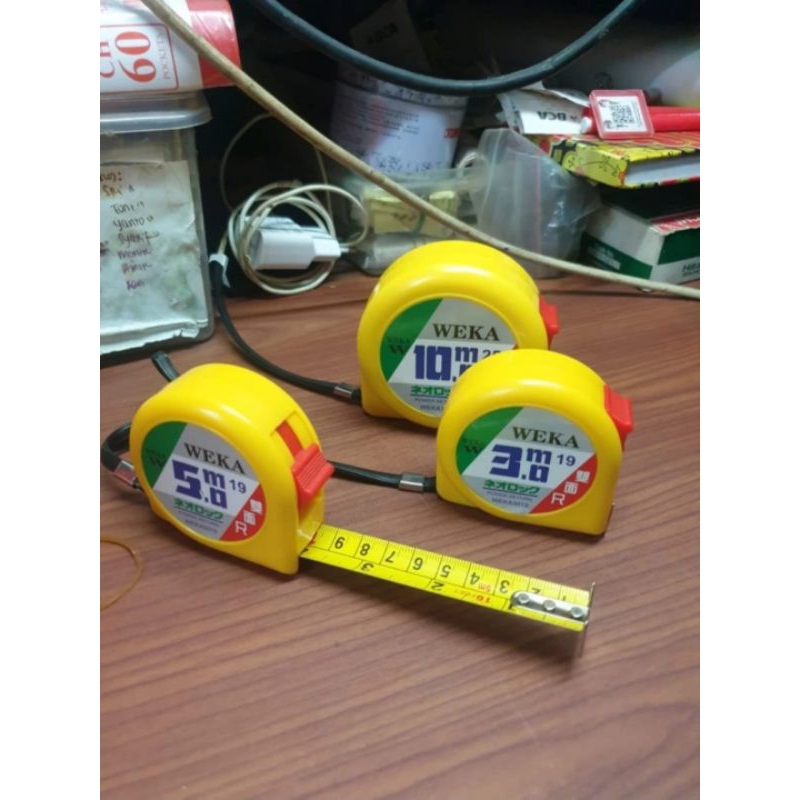Jual Meteran 10 meter weka-measure tape | Shopee Indonesia