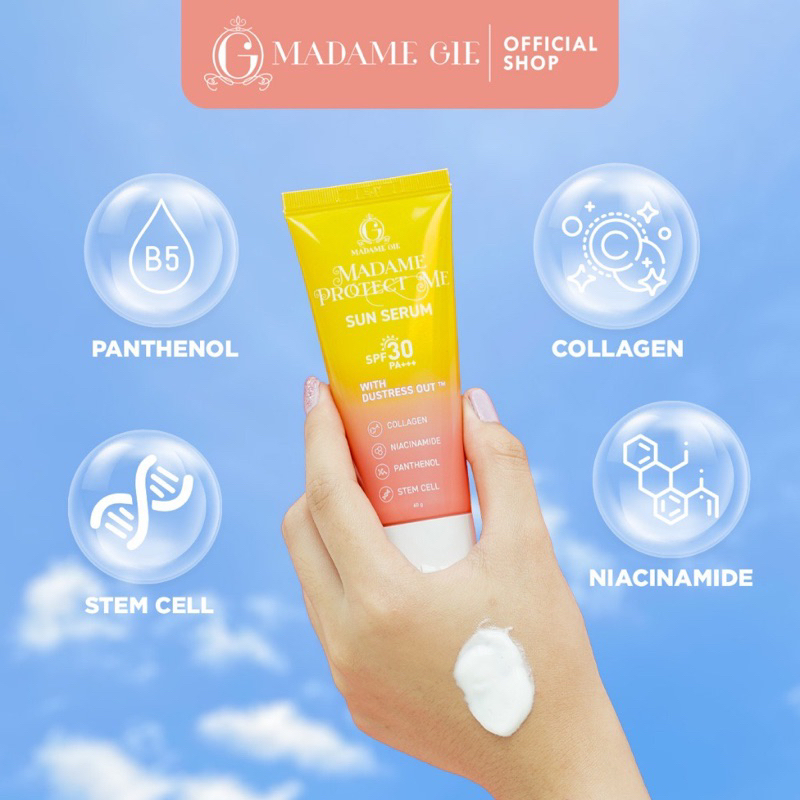 Jual ️ SC ️ Madame Gie Madame Protect Me SUN SERUM SPF 30 PA+++ - Suncreen Skincare || Madame ...