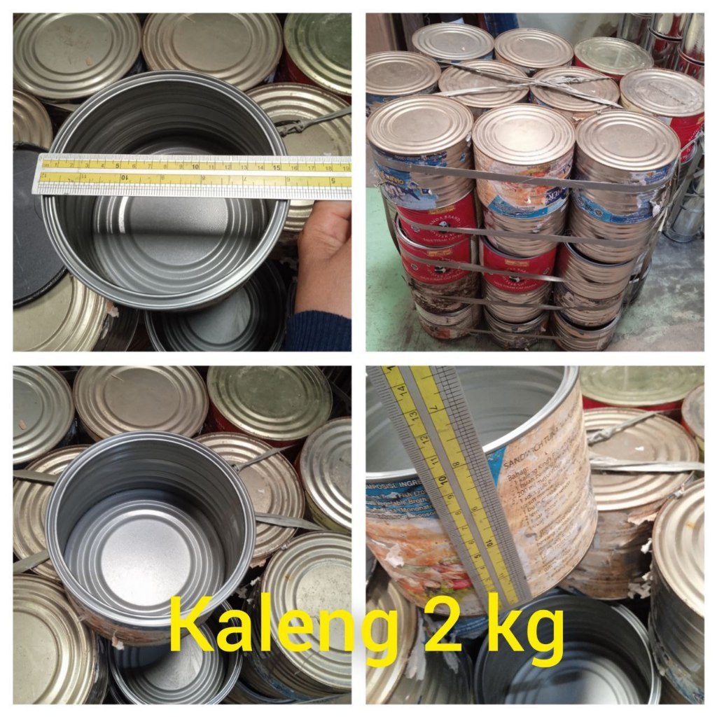 Jual KALENG KOSONG PLUS TUTUP UKURAN 2KG | Shopee Indonesia