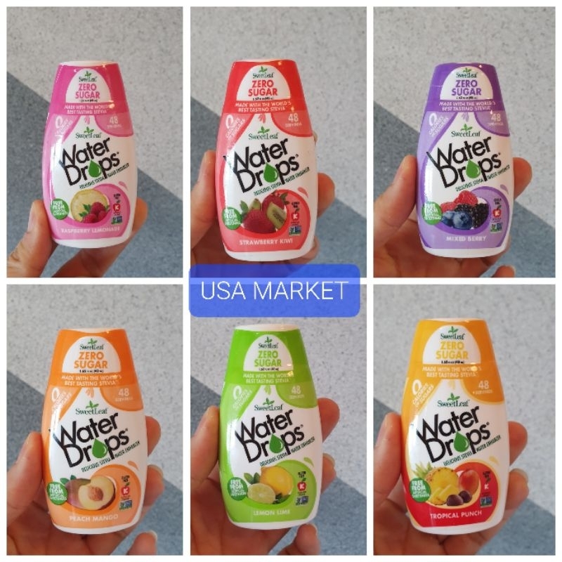 Jual Sweetleaf Water Drops Stevia Water Enhancer 48 ml perasa minuman ...