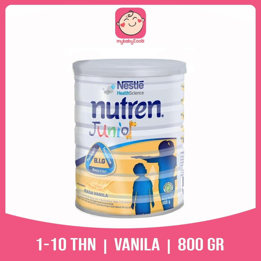 Jual NUTREN JUNIOR 800gr Susu Pertumbuhan Vanila 1-10 tahun | Shopee ...