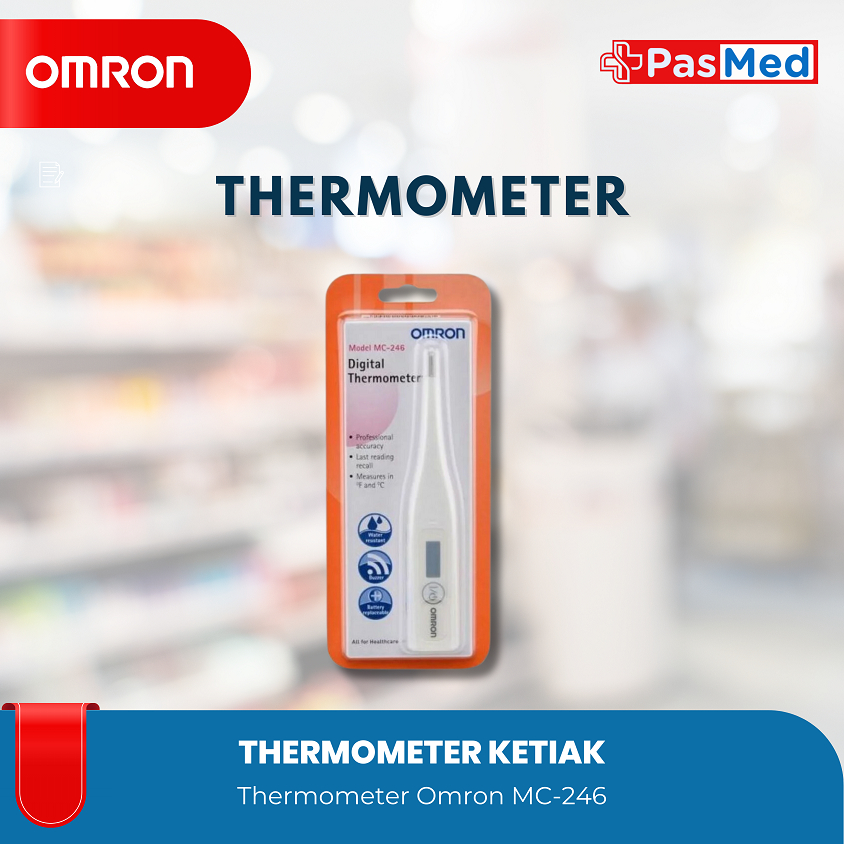 Jual ORIGINAL Termometer ketiak Omron MC 246 Thermometer digital Omron ...