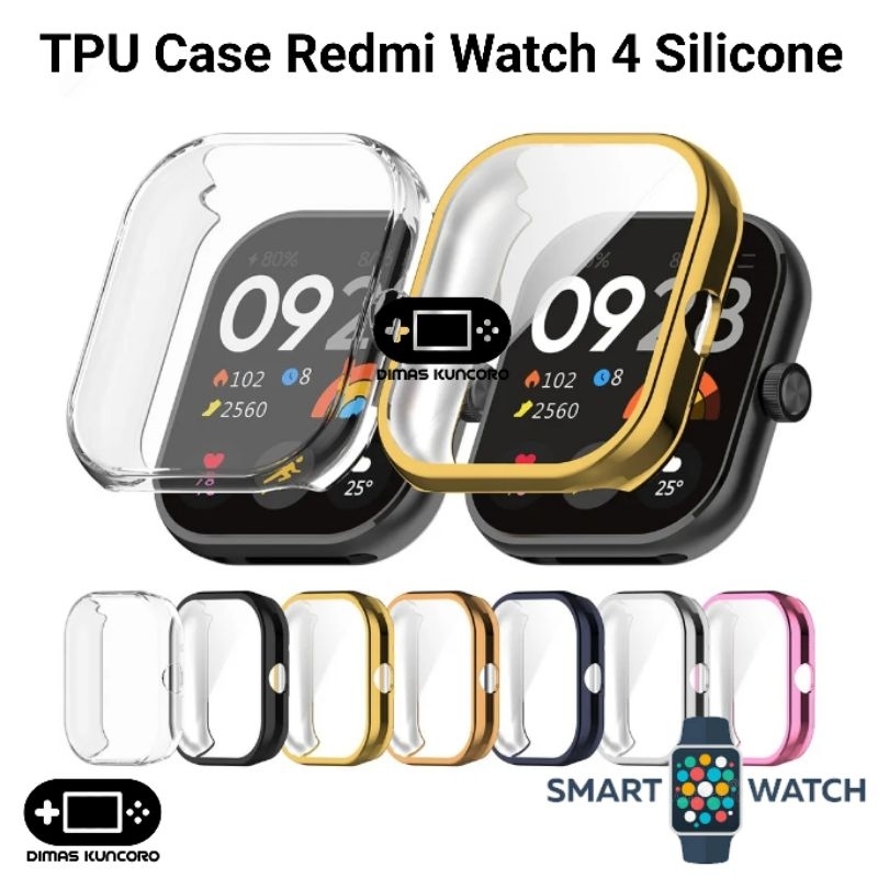 Jual TPU Case Redmi Watch 4 silicone silicon bumper casing soft casing ...